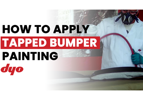 HOW TO APPLY TAPPED BUMPER PAINTING? | DYO